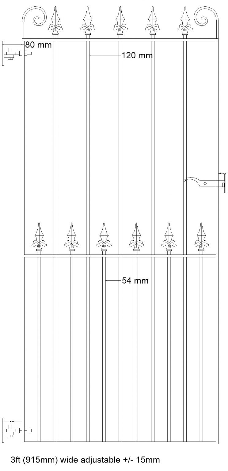 Side gate designs - Ironworks Crawley