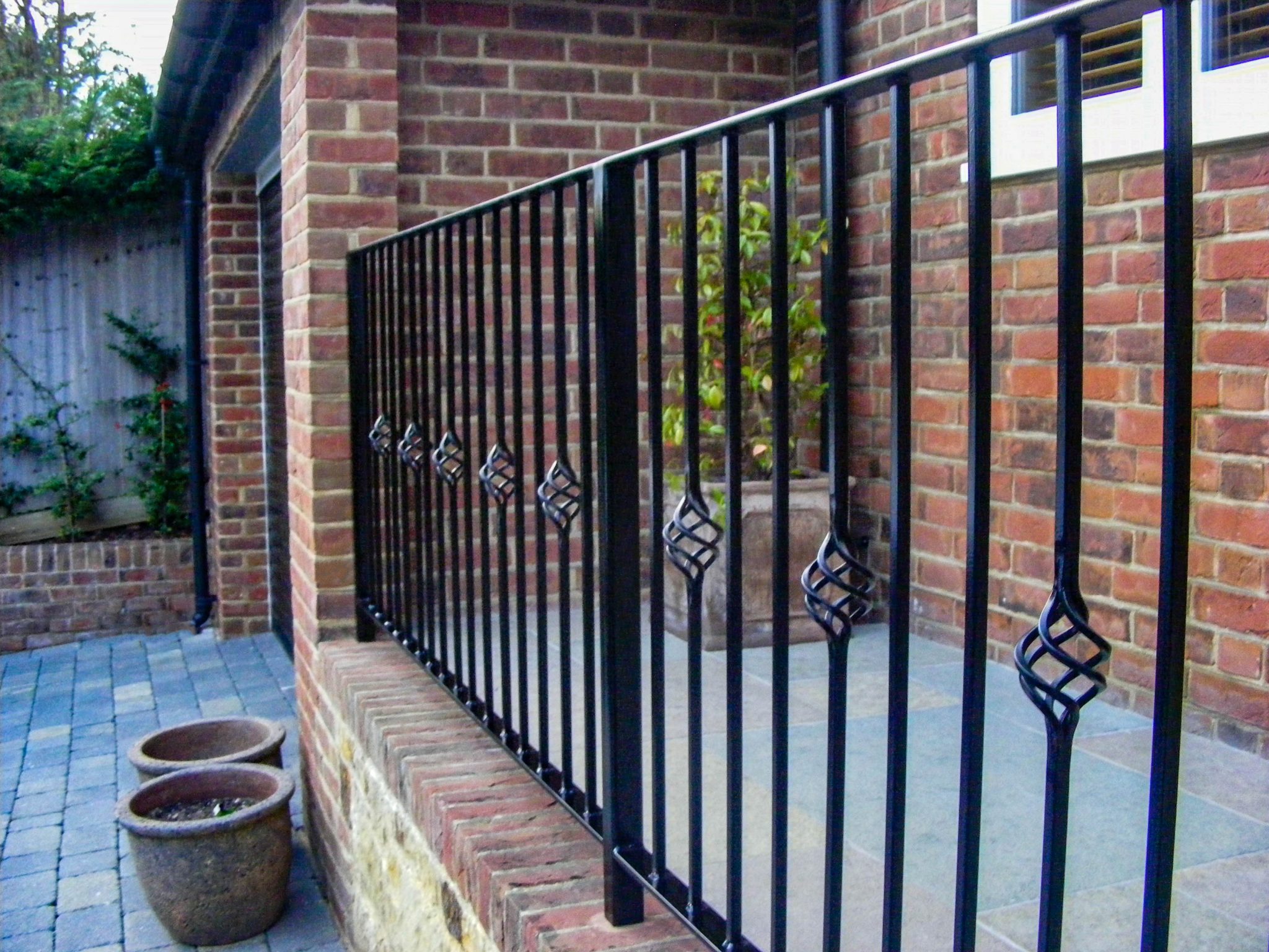 Patio railings - Ironworks Crawley