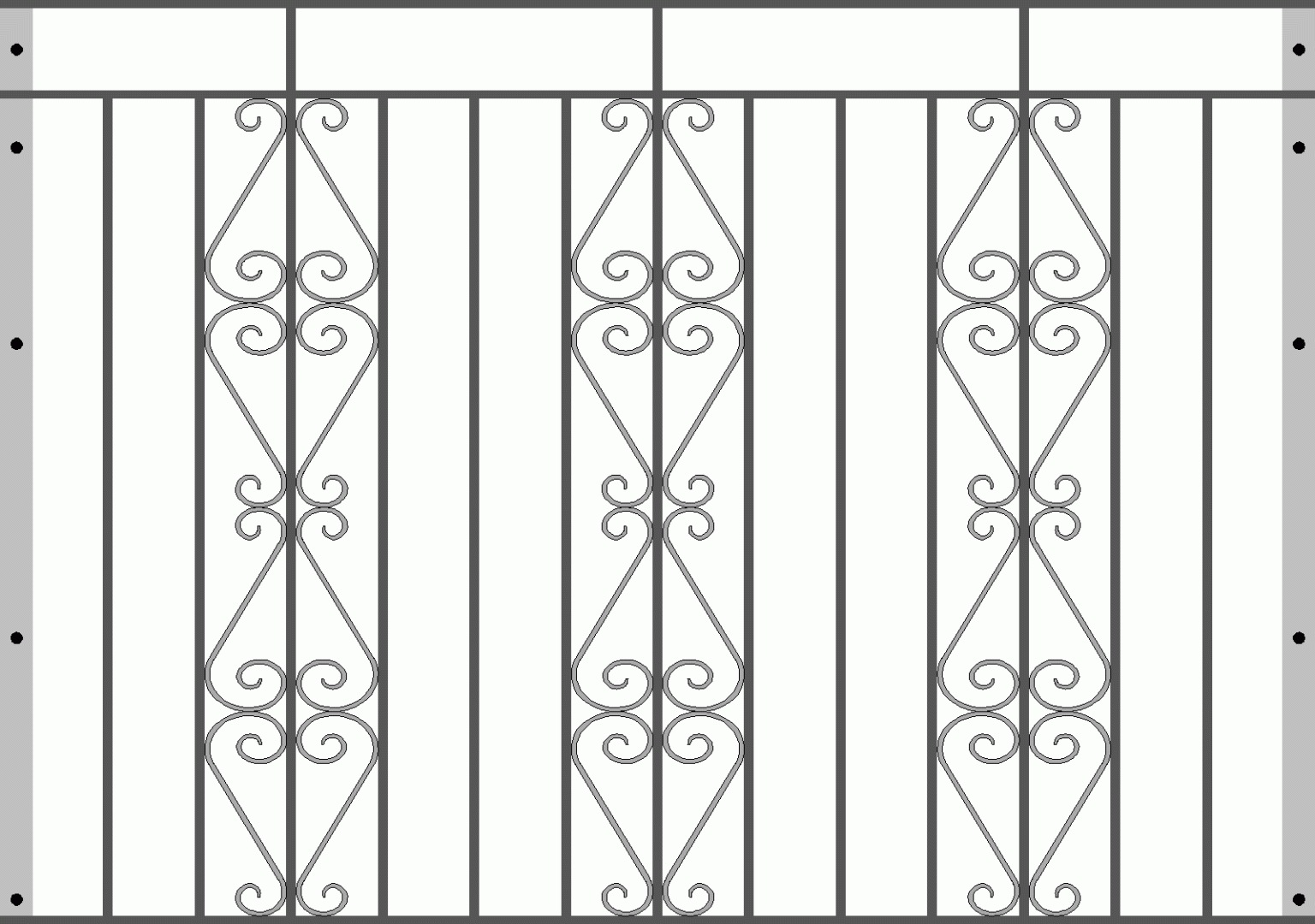 Bespoke Juliet balcony railings - Ironworks Crawley