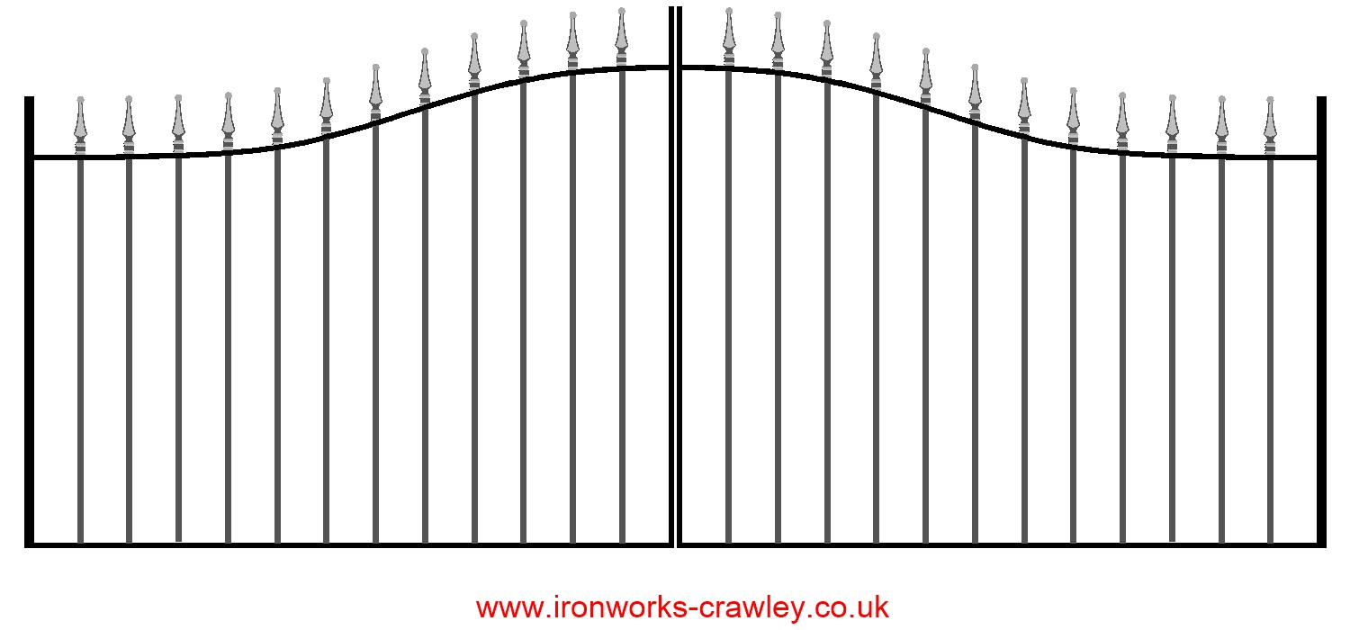 Driveway gates - Ironworks Crawley